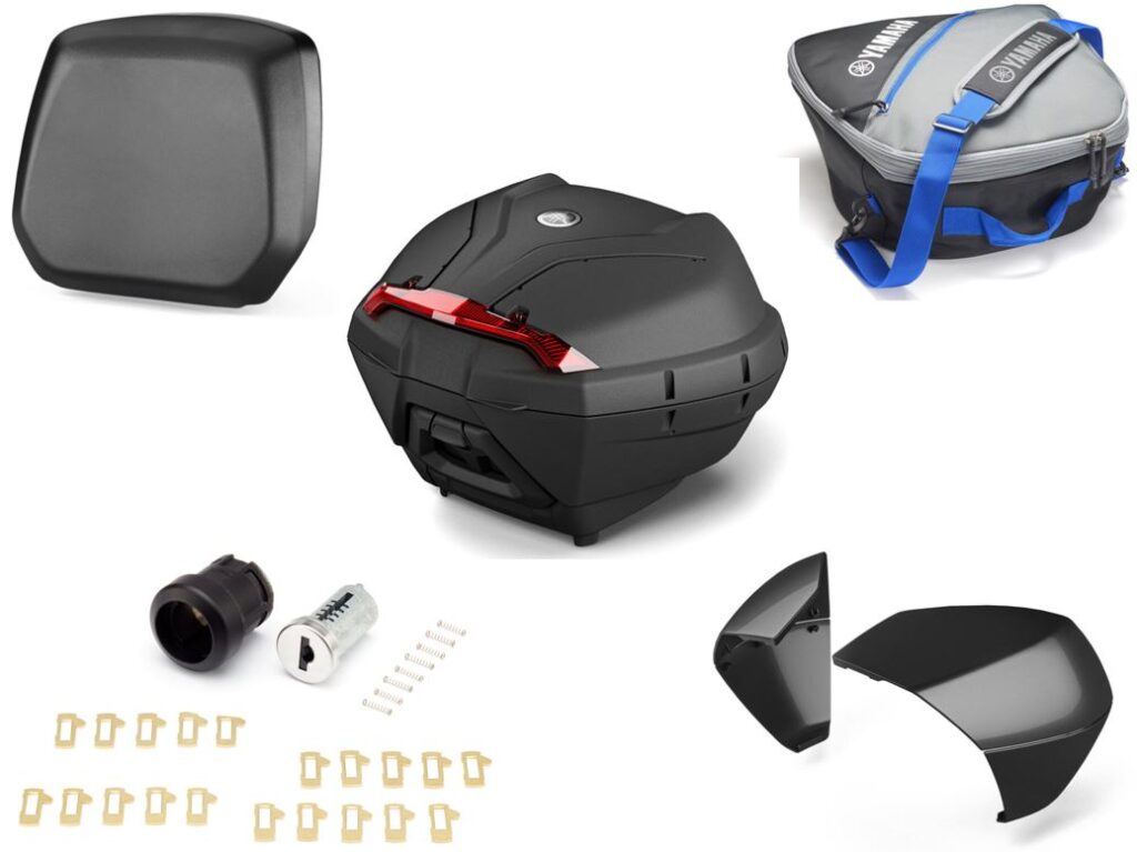 Genuine Yamaha - 34L Top Box Pack with Coded Key - Padgett's Motorcycles